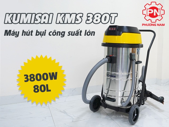 Máy hút bụi công nghiệp Kumisai KMS380T – Điện máy Phương Nam